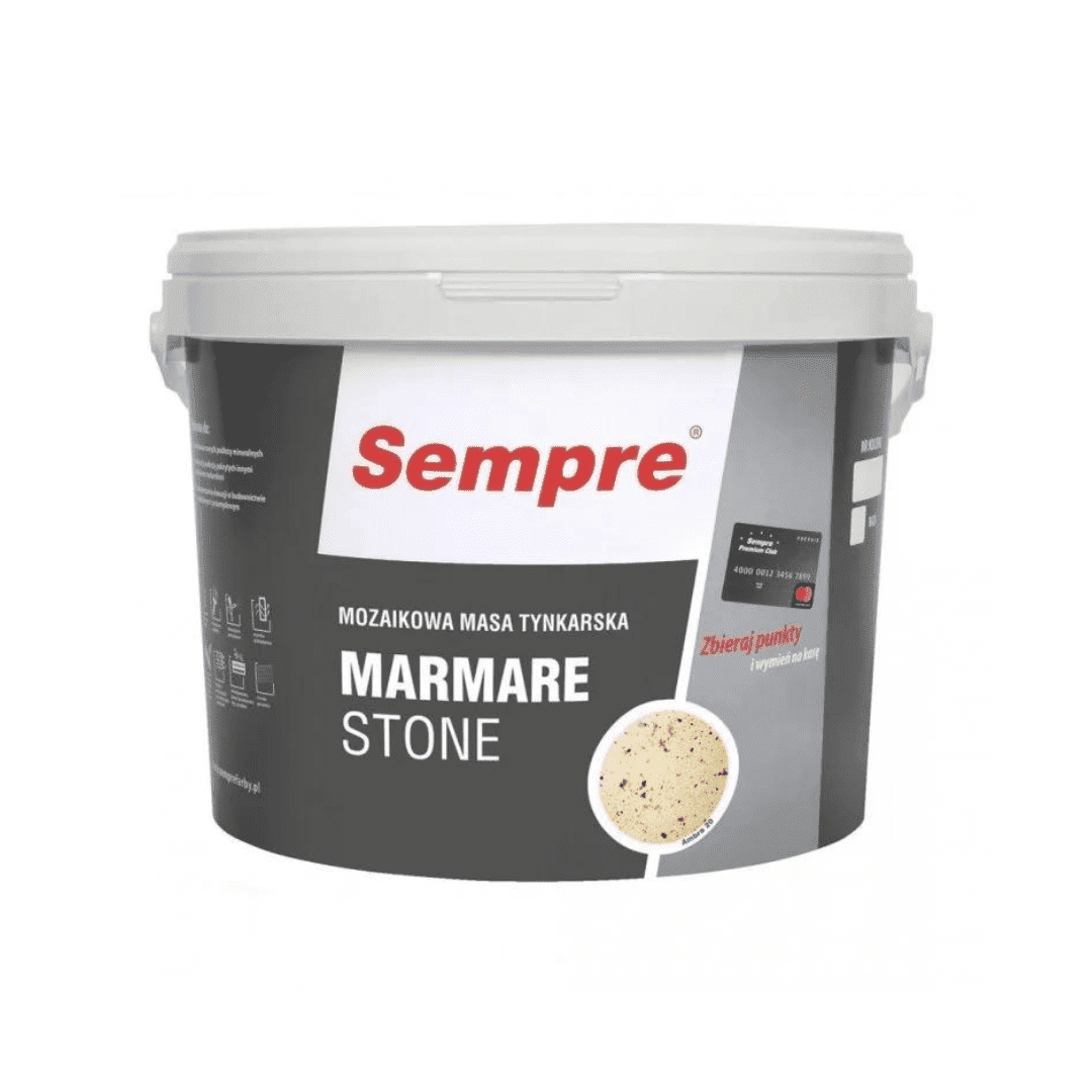Sempre® Marmare Stone - Decorative and Protective Plaster- Top Coat ...