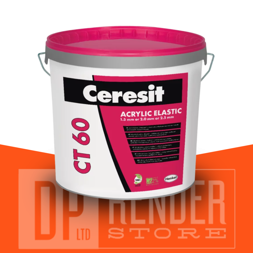 Ceresit CT60 Acrylic Render White – Weather-Resistant (25kg)