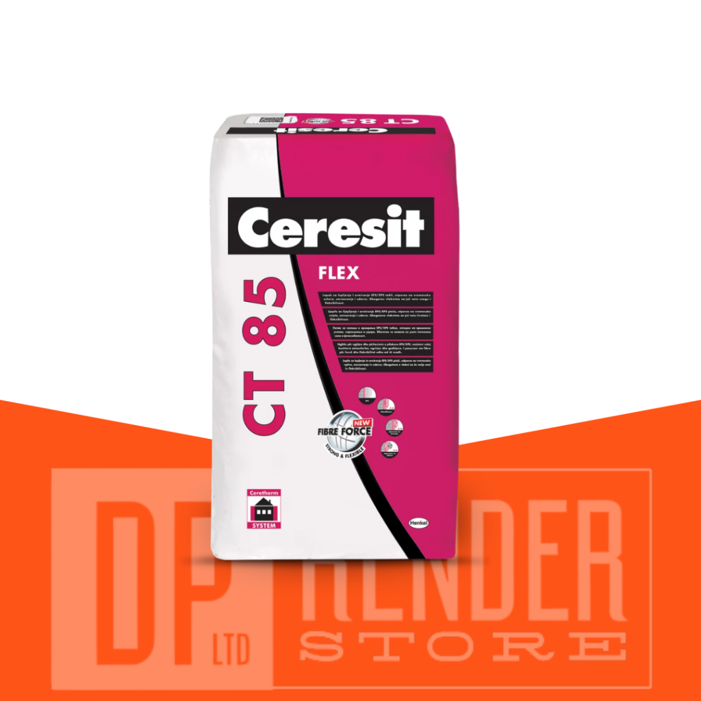 CT85 Flex - Adhesive and Base Coat Render - 25kg - DP Render Store ...